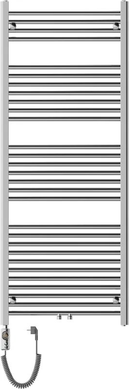 Mexen Mars, elektrické topné těleso 1500x600 mm + topná tyč 600 W, chromová, W110-1500-600-2600-01