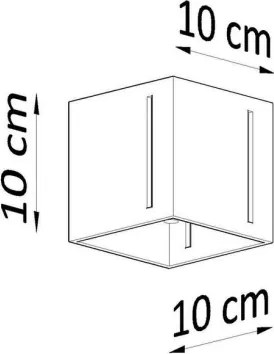 Stropní svítidlo SOLLUX Pixar G9 1x40W bez zdroje hliník bílá SL.0398