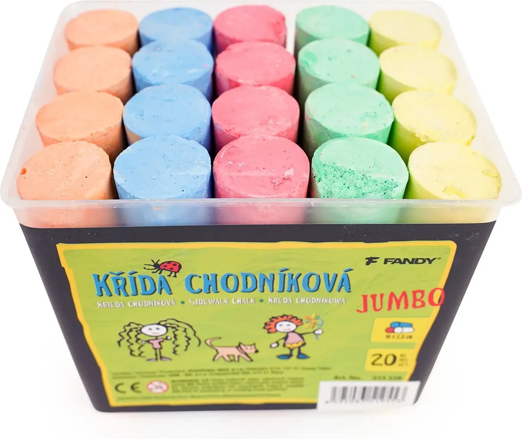FANDY Křída chodníková Jumbo 20