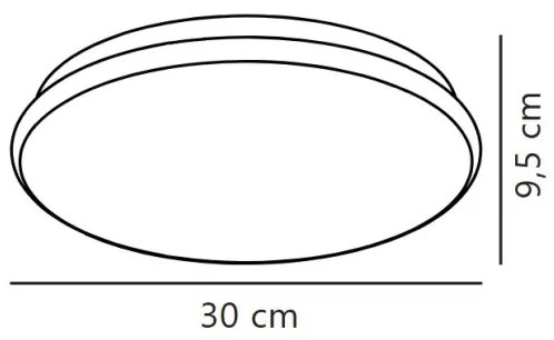 Nordlux - LED Koupelnové stropní svítidlo MONTONE LED/10W/230V IP44 pr. 30 cm