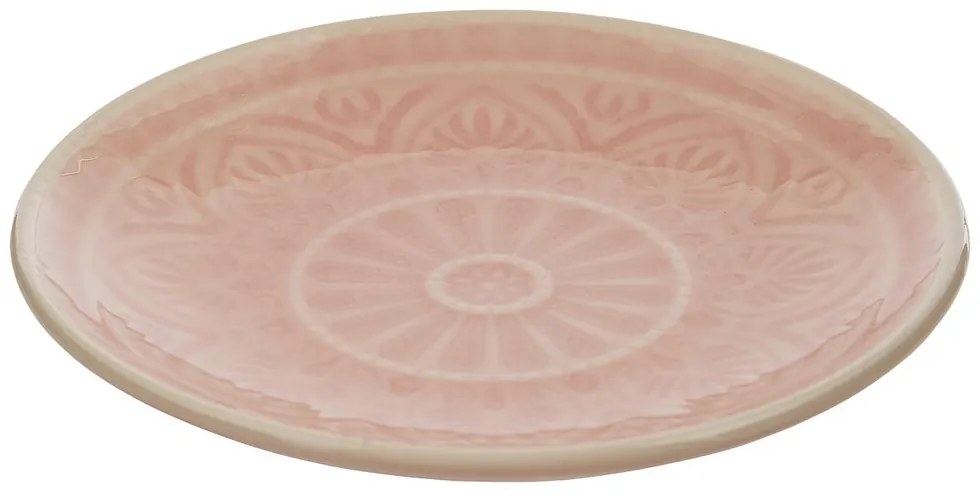 SUMATRA Talíř 14 cm - sv. růžová