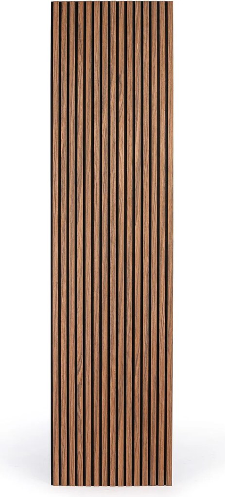 Dřevěný akustický panel, 2400 x 600 mm, B2BP010, zlatý teak