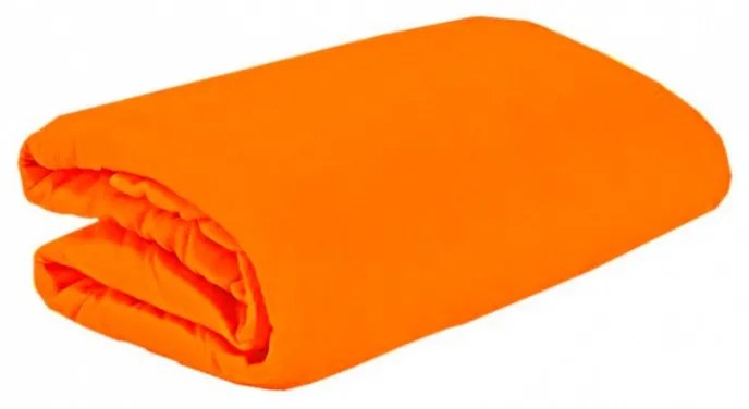 proPOSTELE Froté prostěradlo oranžová, 90 x 200 cm
