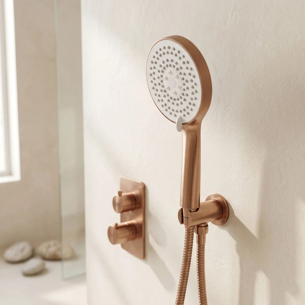 Rea, Sprchová hlavice REA JS-019 BRUSH COPPER, REA-03902