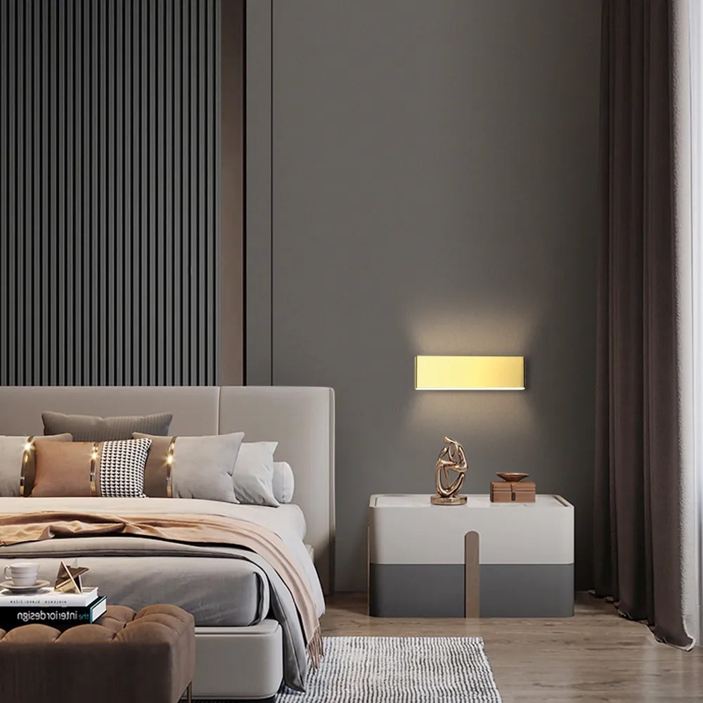 Immax NEO LISTON Smart nástěnné svítidlo 29cm 8W zlaté Zigbee 3.0