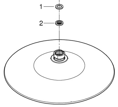 GROHE 26457000 - Hlavová sprcha EUPHORIA 260 mm lesklý chrom