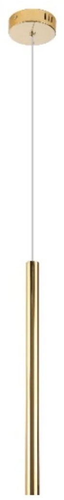 MaxLight - Závěsná lampa Organic P0204 zlatá