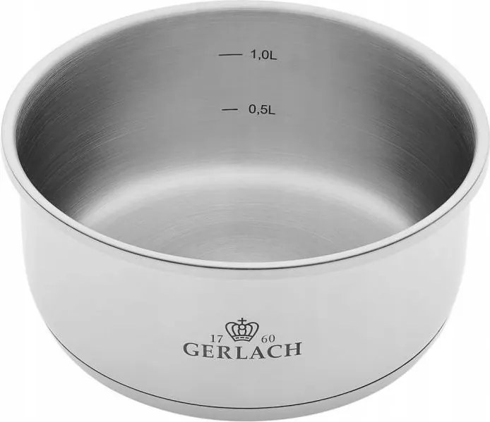 Gerlach Hrnec z oceli Smart Steel 16 cm