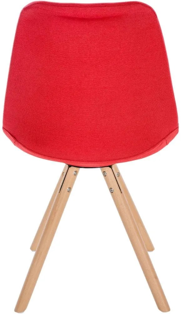 Bhm germany Jídelní židle Sofia I, textil, červená
