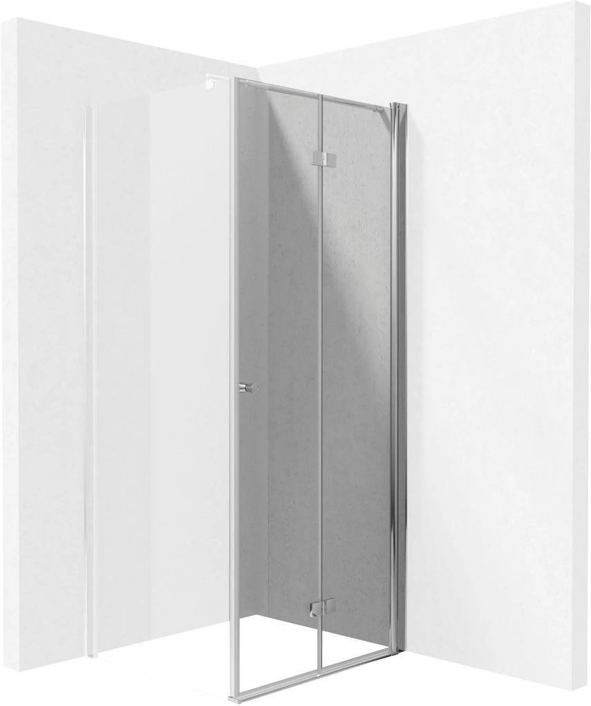 Deante Kerria Plus sprchové dveře 70 cm skládací chrom lesk/průhledné sklo KTSX047P