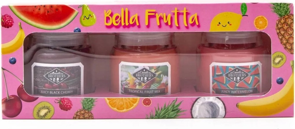 Sada 3 svíček Bella Frutta Candle Brothers