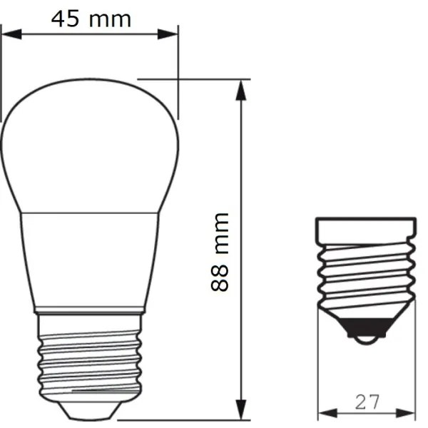 Philips ND3-25W-E27-P45 LED žárovka Philips CorePro LED lustr E27