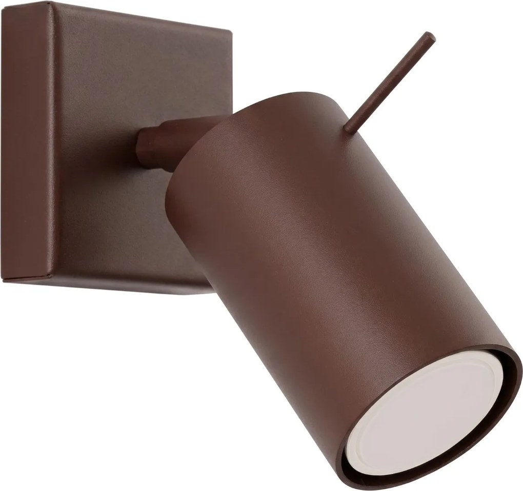 Sollux Lighting Nástěnné svítidlo RING hnědé