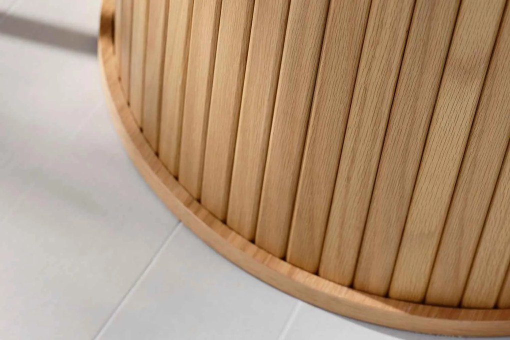 Designový jídelní stůl Vasiliy 120 cm přírodní dub
