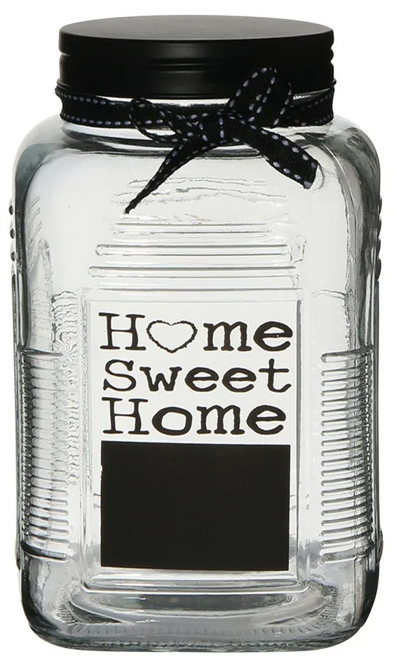 Altom Skleněná dóza Home Sweet Home, 1000 ml