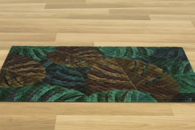 Rohožka Print Monstera listí zelená