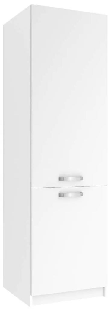 Vysoká kuchyňská skříňka Belini na vestavnou lednici 60 cm bílý mat
 TOR SSL60/1/WT/WT/0/U