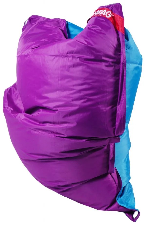 BeanBag Sedací pytel 189x140 duo purple - turquoise