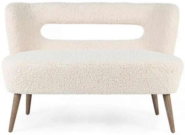 BIZZOTTO Bílá pohovka CORTINA 115 cm 0748148