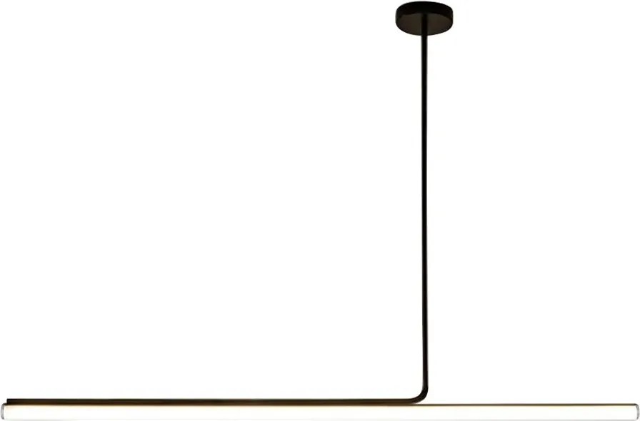 Toolight Toolight, LED stropní svítidlo 120cm, 14W, APP1659-CP, černá, OSW-06990