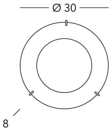 Kolarz A1306.11.5 - Stropní svítidlo MOON 1xE27/60W/230V