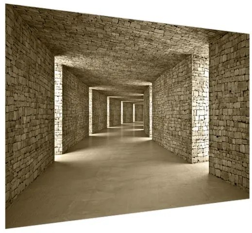 Fototapeta Kamenný tunel 200x135cm FT3711A_1AL