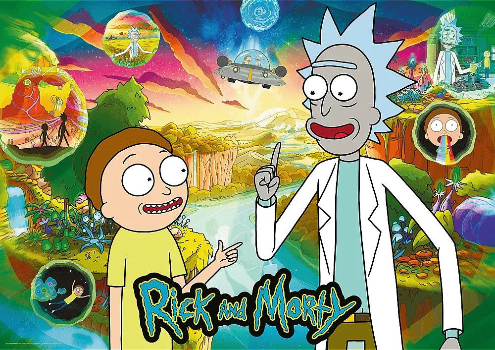 Trefl premium plus: rick a morty 1000 dílků