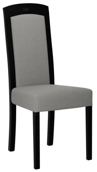 Čalouněná jídelní židle Heven VII, Barva dřeva: černý, Potah: Kronos 7