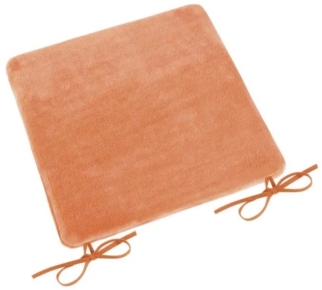 Bellatex Sedák hladký Korall micro 40x40 cm lososová
