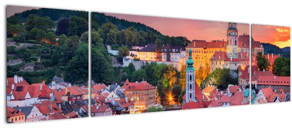 Obraz - Český Krumlov (170x50 cm)