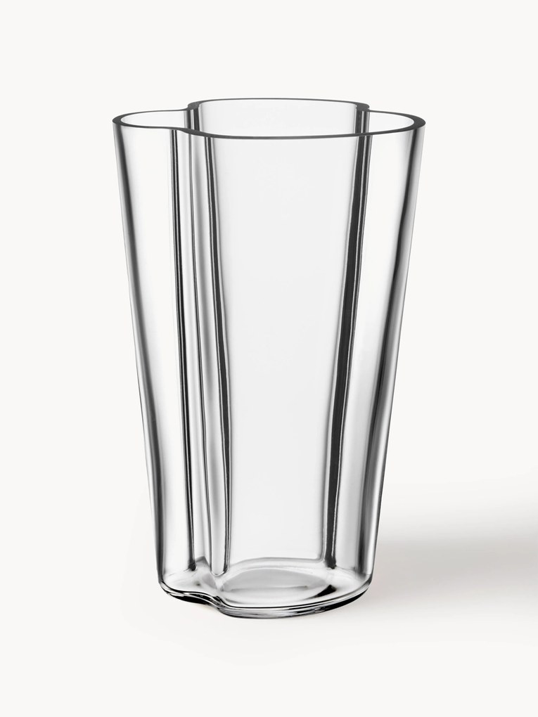 Ručně foukaná váza Alvar Aalto, V 22 cm
