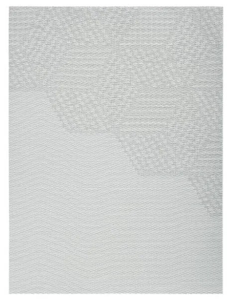 Modrošedé prostírání Zone Hexagon, 30 x 40 cm