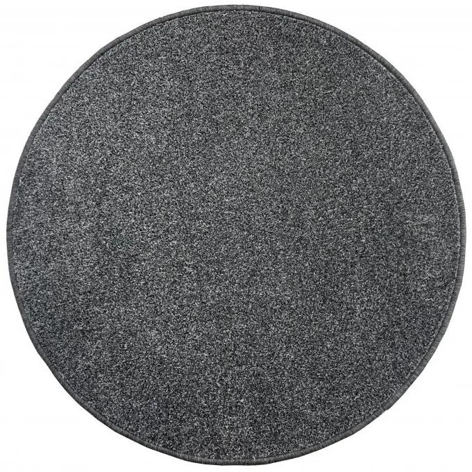 Vopi | Kusový koberec Matera antraciet - Kruh 400 cm průměr