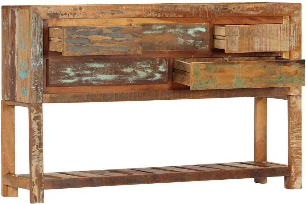 Příborník 120 x 30 x 75 cm masivní recyklované dřevo 247478
