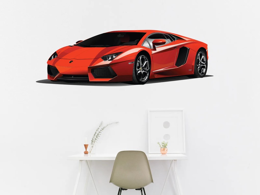 Nalepte.cz Lamborghini Aventador 50 x 16 cm