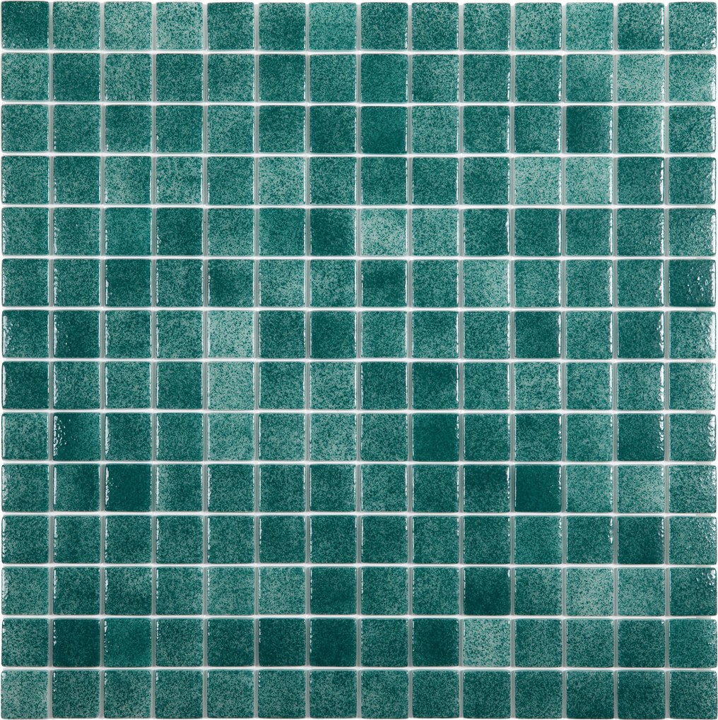 Hisbalit Obklad mozaika skleněná zelená MARMARA 2,5x2,5 (33,3x33,3) cm - 25MARMLH