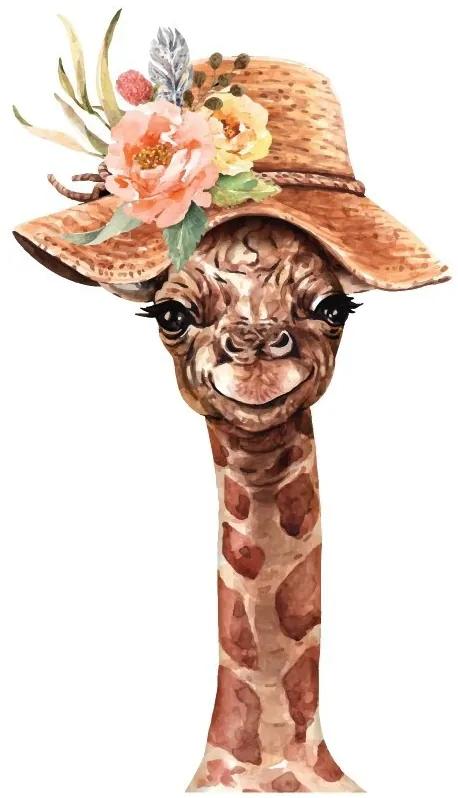 Plakát 'Madam žirafa detail' do dětského pokoje