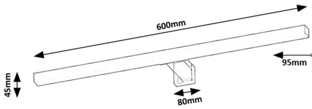 Rabalux OLIRO LED koupelnové svítidlo 75052