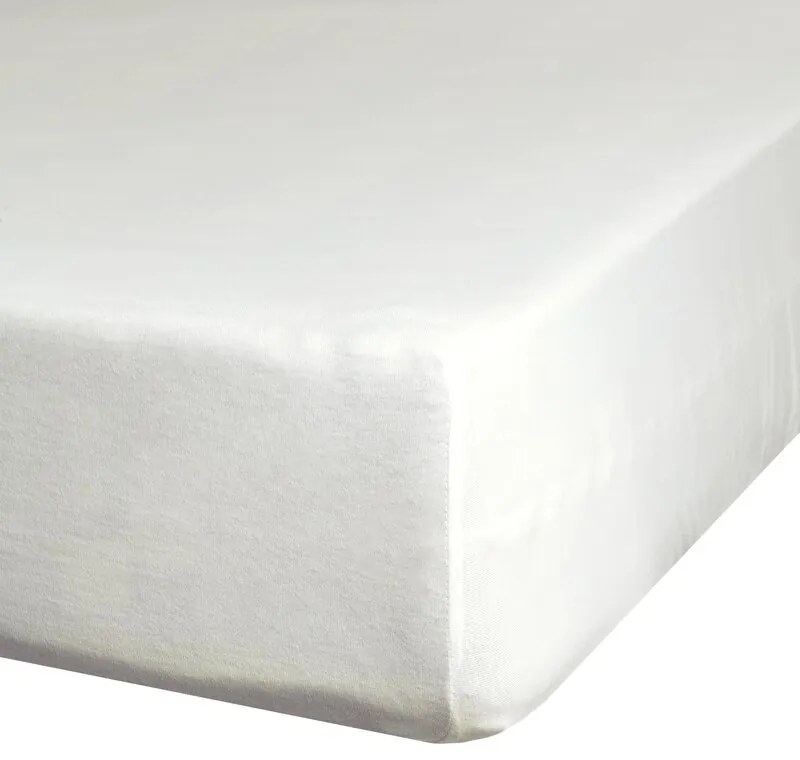 Prostěradlo s gumou 140x200 Hladký krém pro vysokou matraci 30 cm Eurofirany