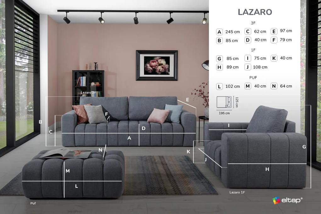 Lazaro 3+1+taburet Materiál / Dekor: Dora 21