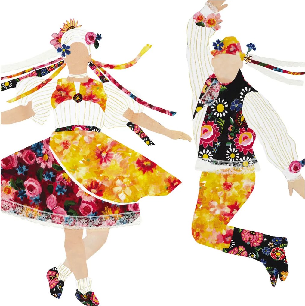 Vendula Frydrychová | Folklor Rám: Černý, Velikost: 100 x 70 cm