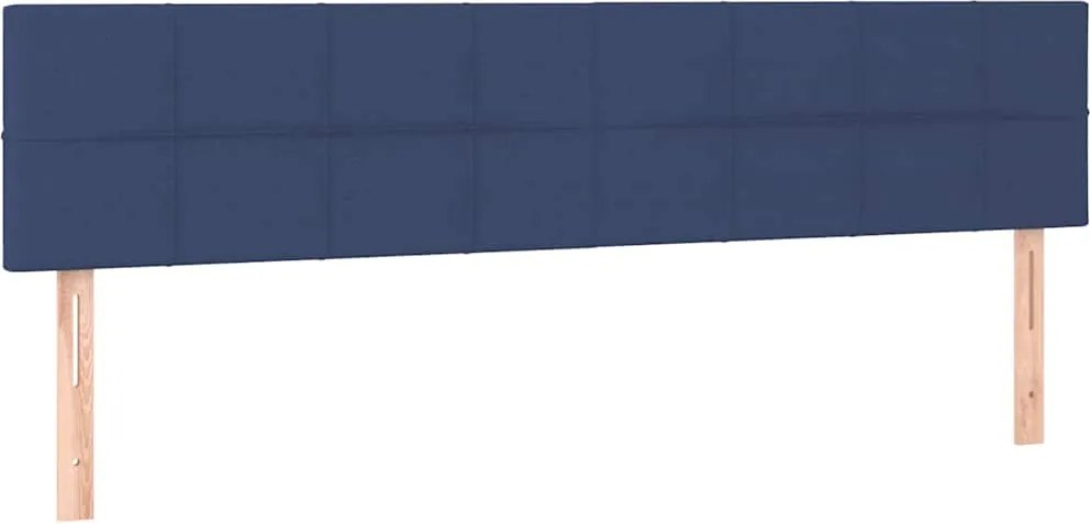Box spring postel s matrací modrá 160x200 cm textil 3126259