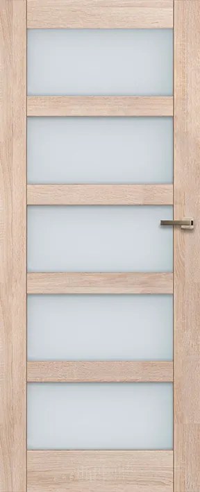 Interiérové dveře vasco doors BRAGA model 6 Průchozí rozměr: 70 x 197 cm, Orientace dveří: Levé dveře, Dekor: Buk jasmínový