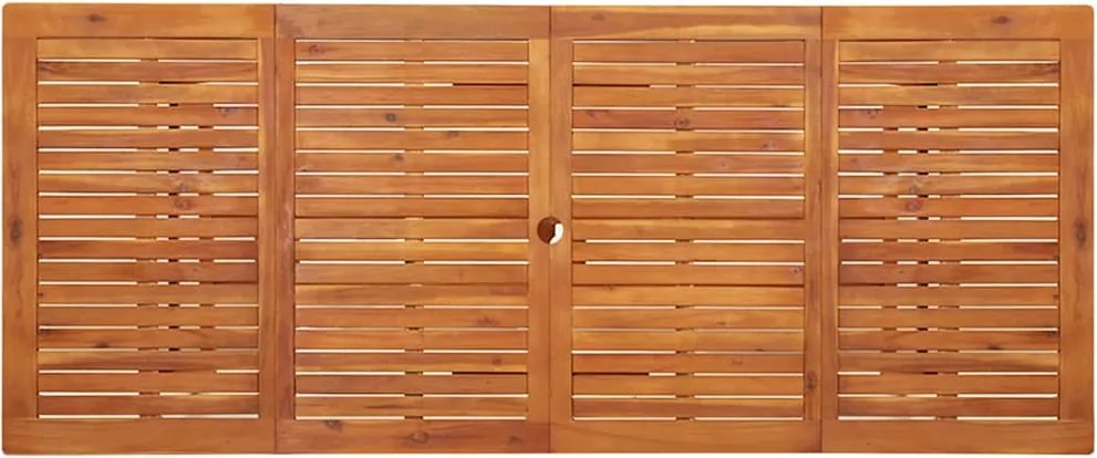 Zahradní jídelní stůl 220 x 90 x 75 cm masivní akáciové dřevo 315946