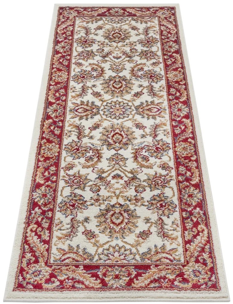 Hanse Home, Kusový koberec Luxor 105643 Reni Cream Red, 80x240, červená, ložnice