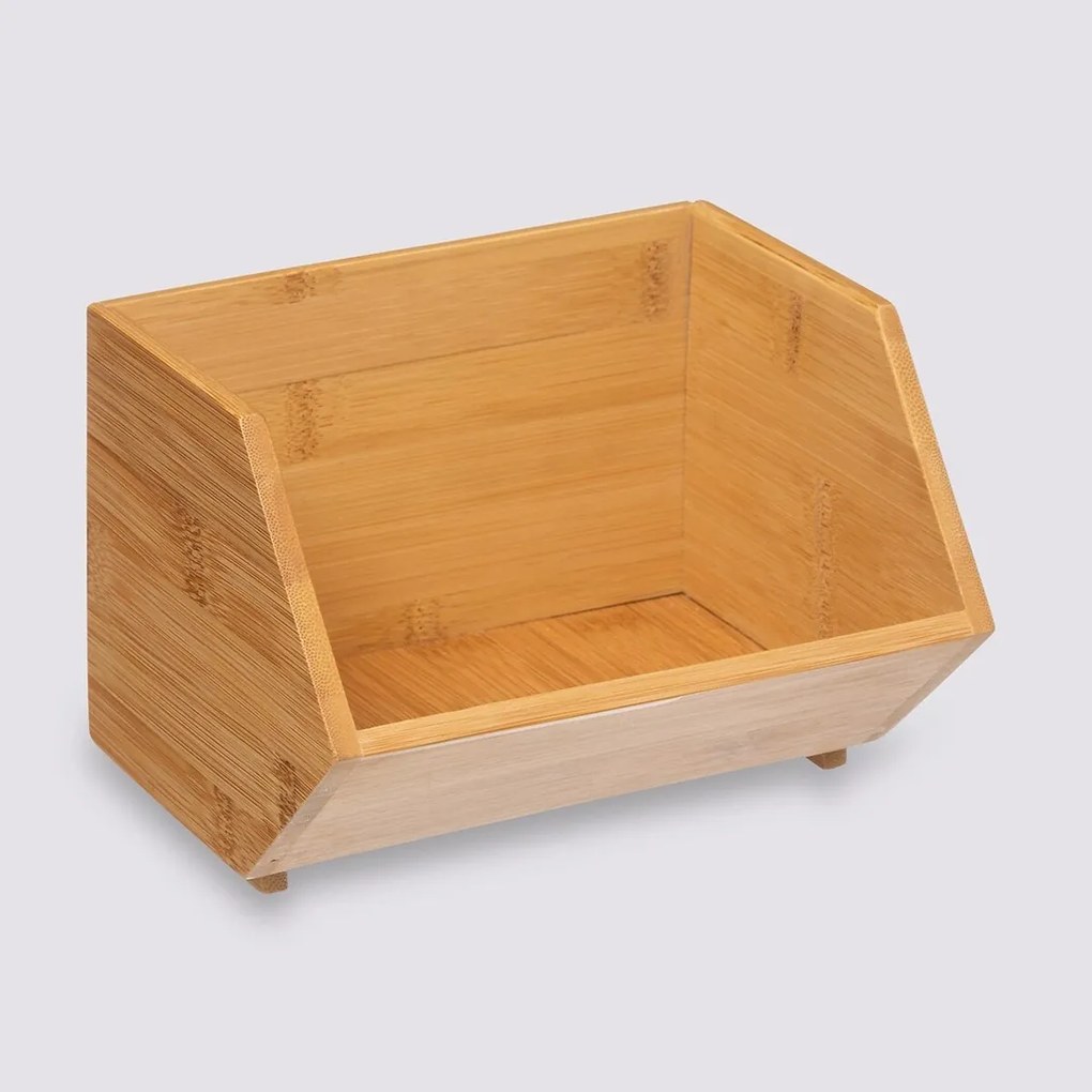 Dřevěný kuchyňský organizér Bam, 15,5x17,5x12,5 cm