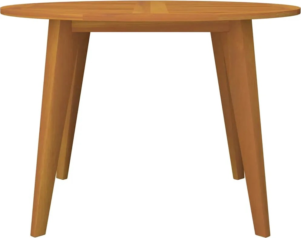 Zahradní stůl Ø 110 x 75 cm masivní akáciové dřevo 310301