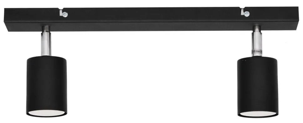 Helam LED Bodové svítidlo TUNE 2xGU10/6,5W/230V černá HE1399