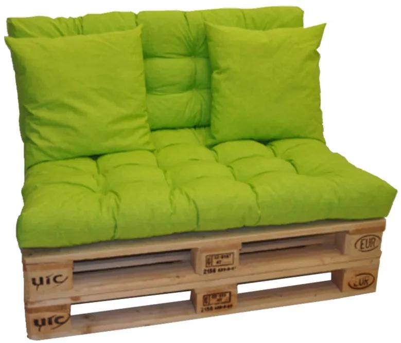 Axin Trading s.r.o. Polstry na paletový nábytek - látka světle zelený melír