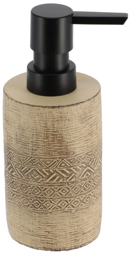Dávkovač mýdla Klass Natural, kombinace barev/s černými prvky, 160 ml
